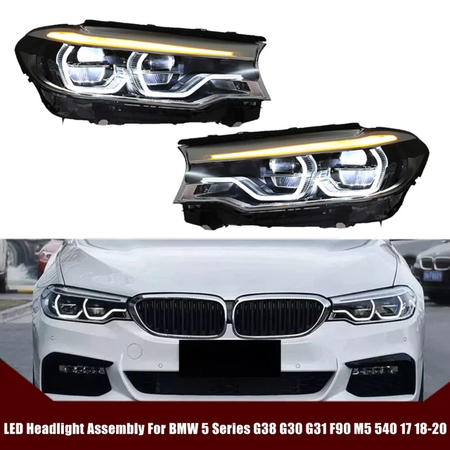 2X VOLL LED Adaptive Scheinwerfer für BMW 5er G38 G30 G31 F90 2017-2020 530I M5 $2,042.62 ...