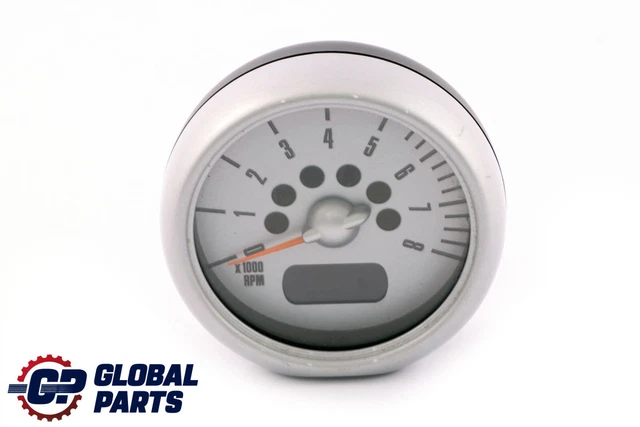 MINI COOPER R50 R52 R53 Tachometer Gauge Revolution Counter Silver EUR ...