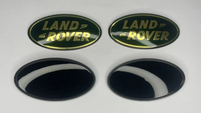 2 X C Pillar Oval Badges For Land Rover Freelander 1 1997-2006 Gold ...
