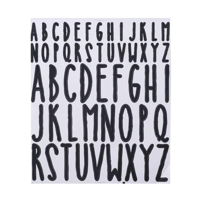 10SHEET VINYL VINYL Letter Stickers Letter Sticker Letters Small for ...