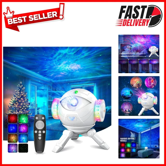 STUNNING GALAXY PROJECTOR: 8 Nebula Modes & Remote for Bedrooms ...