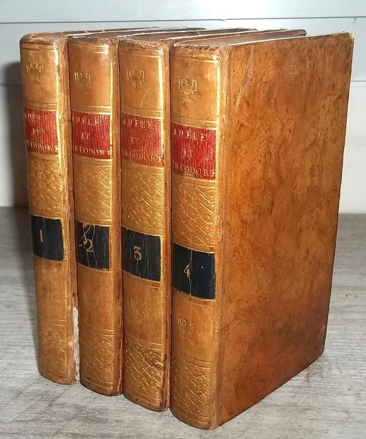 MADAME DE GENLIS Adele Et Theodore Lettres Education Maradan 1804 ...