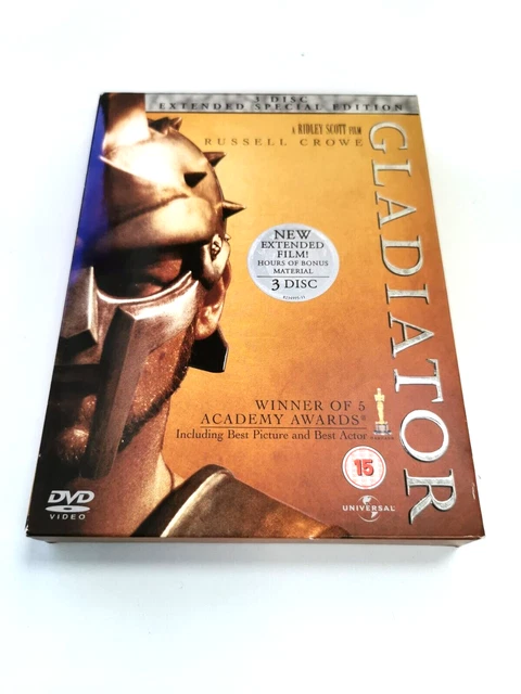 GLADIATOR 3 DISC Extended Special Edition DVD Film Set Preloved, VG #GB 013 EUR 3,50 - PicClick IT