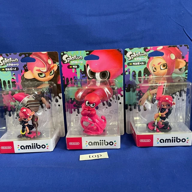 NINTENDO AMIIBO SPLATOON Triple Set Taco Girl Octopus Taco Boy New from ...
