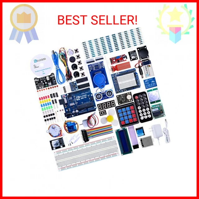 ELEGOO UNO R3 Project Most Complete Starter Kit w/Tutorial Compatible ...