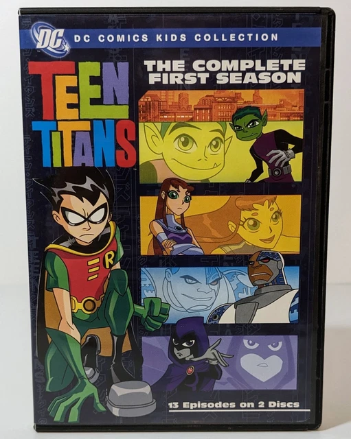 TEEN TITANS: THE Complete First Season (DVD, 2003), DC Comics, 2 Discs ...