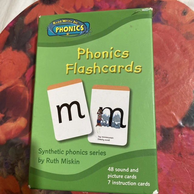 READ WRITE INC. Phonics Sounds Flashcards by Ruth Miskin Age 3 ...