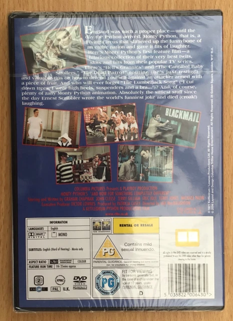 🌟MONTY PYTHON🌟AND NOW For🌟Great Comedy Film🌟New And Sealed🌟Uk🇬🇧Seller🌟 ...