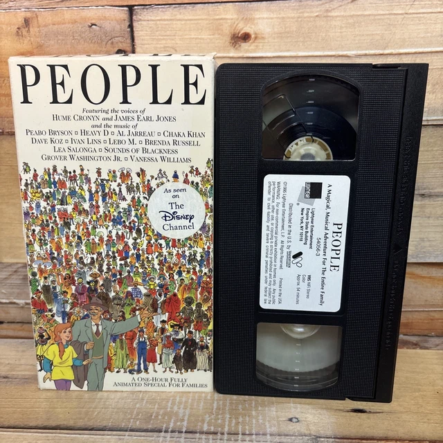 PEOPLE VHS TAPE Used Disney Channel James Earl Jones £6.47 - PicClick UK