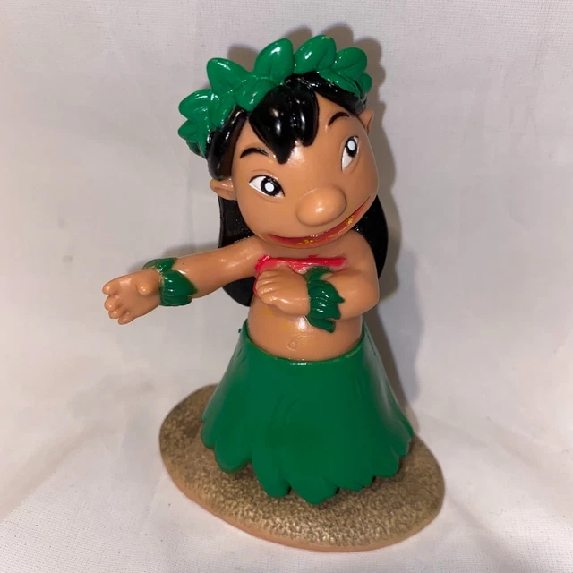 DISNEY LILO & Stitch Hula Dancing Figure DecoPac 2001 Cake Topper Toy £ ...