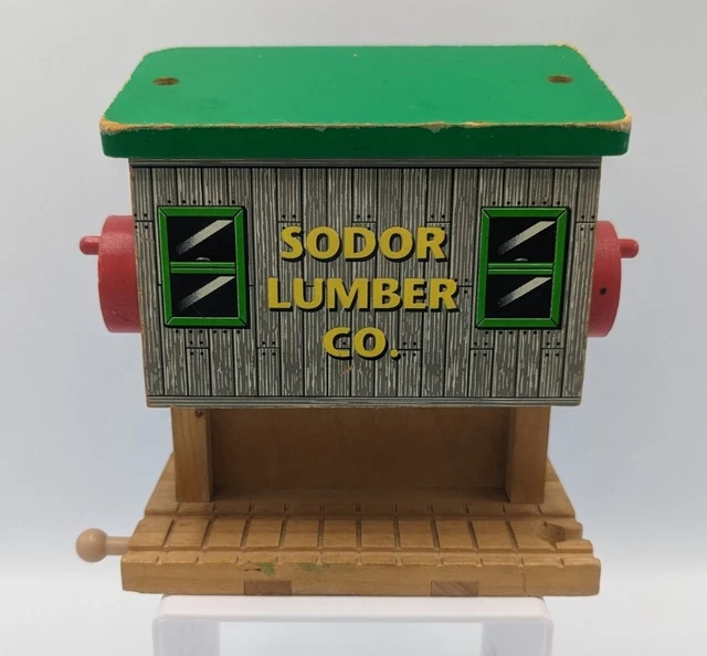THOMAS & FRIENDS Wooden Railway Sodor Lumber Co. Building Track ...