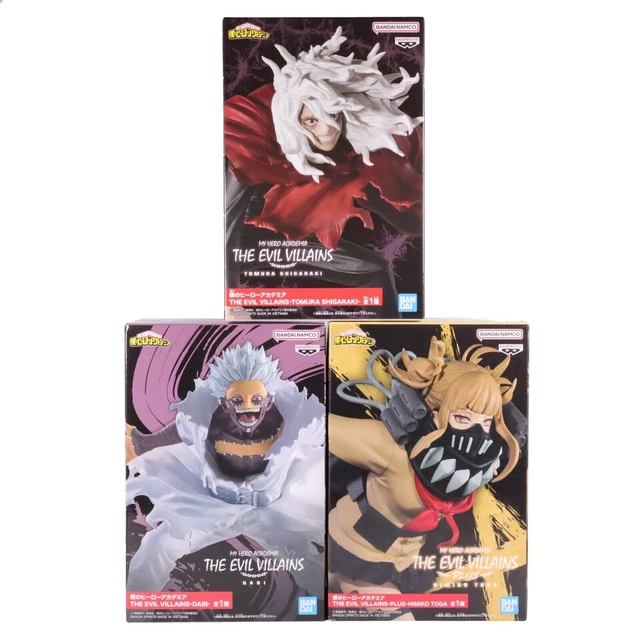 MY HERO ACADEMIA Figure Shigaraki Dabi Toga set di 3 The Evil Villains ...