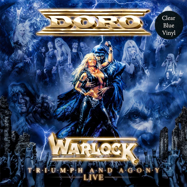 DORO/WARLOCK~ TRIUMPH & Agony Live~ 12" VINYL RECORD LP 2021 Rough ...