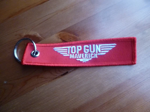 TOP GUN MAVERICK KEYCHAIN Patch F/A-18E Super Hornet F-14 Tomcat US ...
