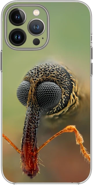 FLY INSECT CLOSE Up Bug Eyes Wasp Case Cover Silicone / Shockproof ...