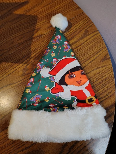VINTAGE 2008 DORA The Explorer Christmas Hat Nickelodeon £40.26 ...