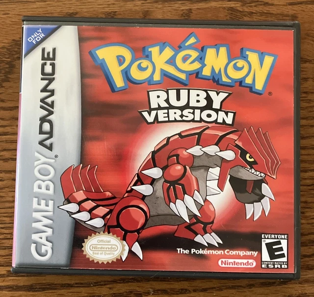 POKÉMON : VERSION Ruby (Nintendo Game Boy Advance, 2004) Authentique ...