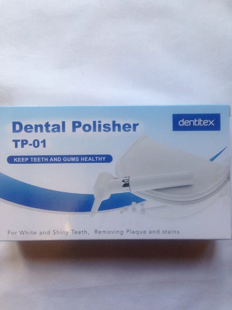 DENTITEX DENTAL POLISHER TP-01 Removes Plaque And Stains 3 Yrs WNTY ...