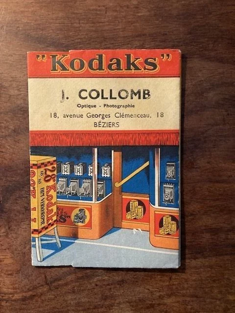POCHETTE FILM Kodak 28° Verichrome 18°/10 Vintage Photographe Beziers/2 ...