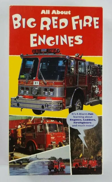 ALL ABOUT BIG Red Fire Engines VHS 1995 Goodtimes Entertainment Movie £ ...