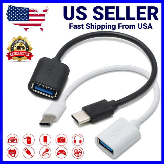 USB-C 3.1 TYPE C Male to USB 3.0 Type A Female OTG Adapter Converter ...