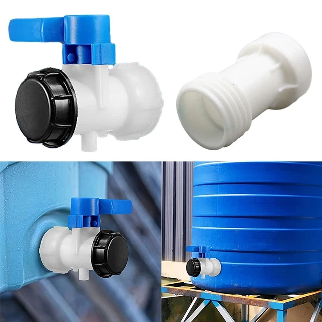 EFFICIENTLY CONNECT YOUR IBC Tank with Extended Spout and Outlet Valve ...