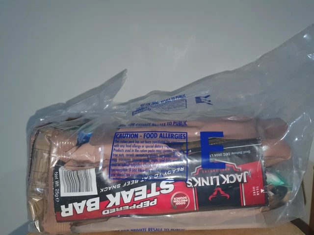 RARE AUSTRALIAN ARMY MRE Ration Pack CR1M Military Camping Hiking ...