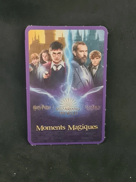CARTE HARRY POTTER ANIMAUX FANTASTIQUE 2023 Moments Magiques -20% DES 4 ...