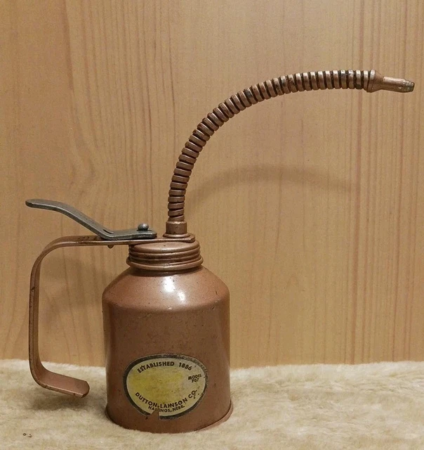 VINTAGE GOLDEN ROD Dutton-Lainson Model 707 Oiler Oil Can USA Goldenrod ...