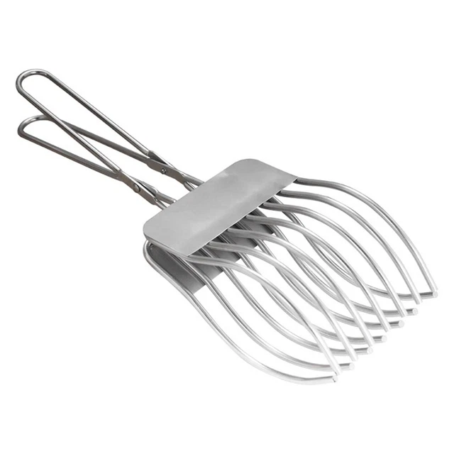 4X(STAINLESS STEEL SLICER Roast Beef Cutting Clips Food Serving ...