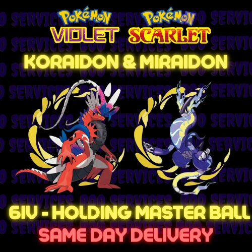 POKÉMON ÉCARLATE ET Violette - Koraidon et Miraidon - 6IV - Prêt au combat EUR 5,65 - PicClick FR
