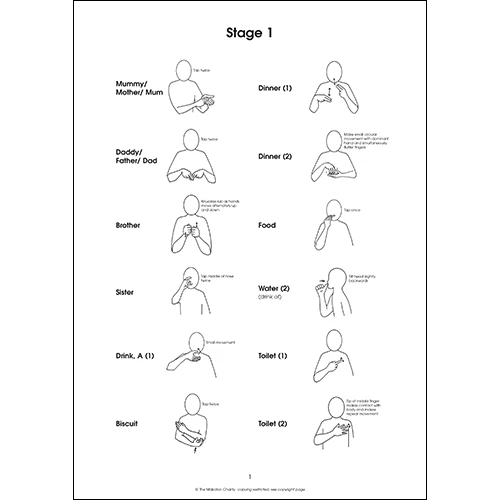 MAKATON CORE VOCABULARY Book of Signs Stages 1 - 8 and Additional SEN ...