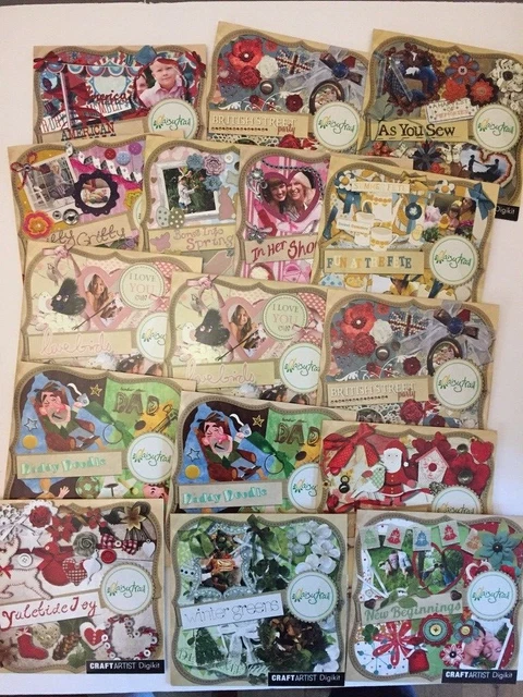 CRAFTARTIST DIGIKIT DAISYTRAIL Lots to Choose From Cd-Rom Format £2.75 ...