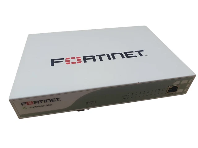 FORTINET FORTIGATE-60D FG-60D Pare-Feu Sécurité Appareil N° PSU EUR 57 ...