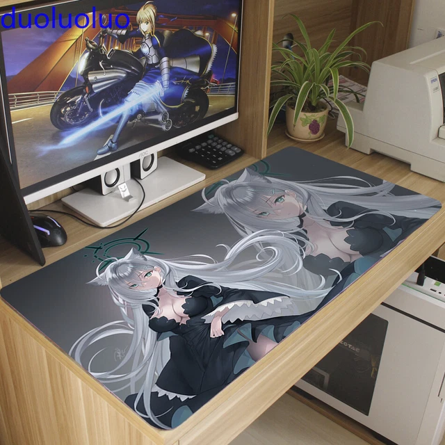 SHIROKO BLUE ARCHIVE Anime Otaku Keyboard Mouse Pad Game Playmat 70 ...