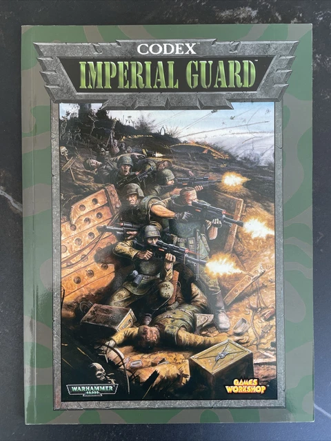 WARHAMMER 40K CODEX Imperial Guard - Games Workshop 1999 - Vintage OOP ...
