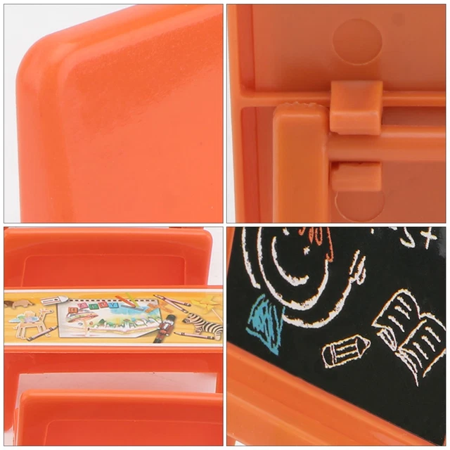 13 PCS MINI Classroom Model Desk Chair Dollhouse First Day School Board ...