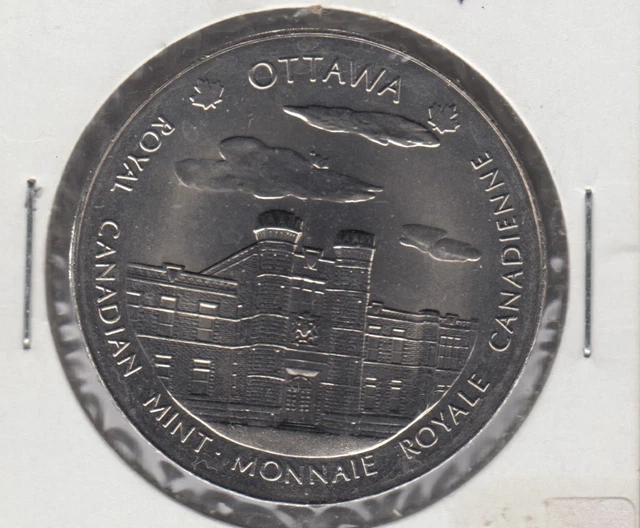 ROYAL CANADIAN MINT Commemorative Token Ottawa and Winnipeg Mints ...