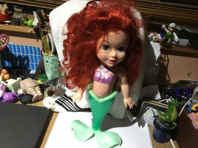 DISNEY’S ARIEL THE Little Mermaid Singing & Talking Toy - 14” Tall £1. ...