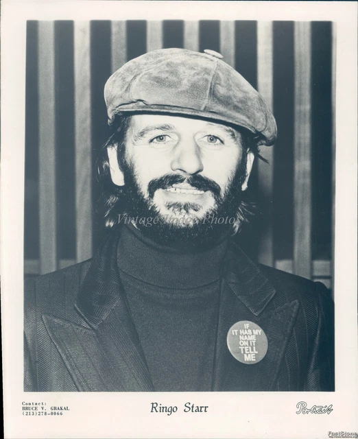1979 MUSICIAN RINGO Starr Singer Songwriter Actor Famous Star 8x10 ...