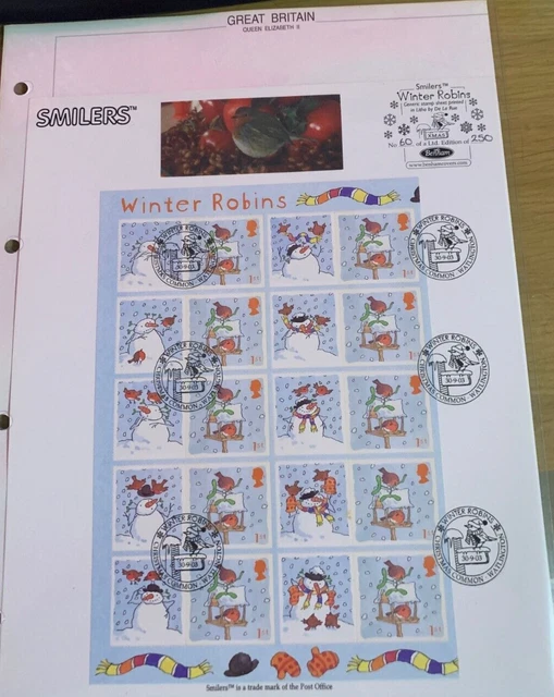 B8439 GB SMILERS sheets by Benham limited editions no reserve £0.99 ...