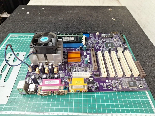 ATX MOTHERBOARD KT266A FDSX REV.2.0 SOCKET 462 (A)+AMD DURON 1300 +512 ...