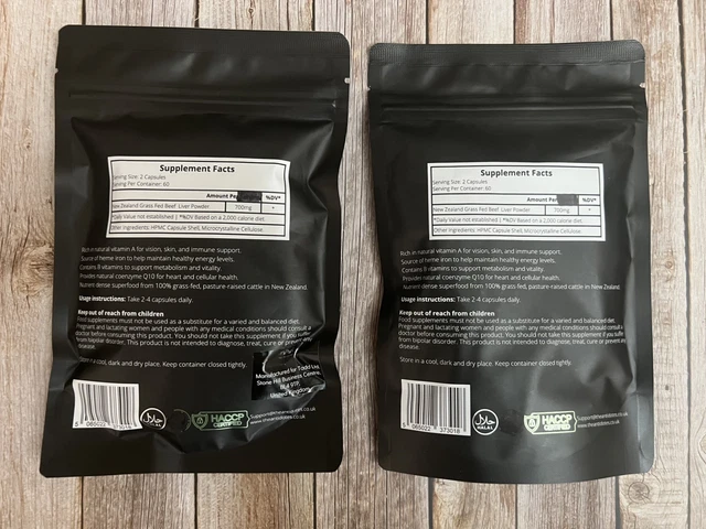 THE ANTIDOTES BEEF Liver Brand new 120 capsules X2 Free postage £19.95 ...