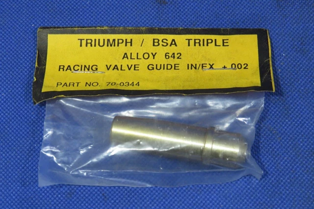 BSA ROCKET 3 A75R Triumph Trident T150 T160 Race Valve Guide +0.002" 70 ...