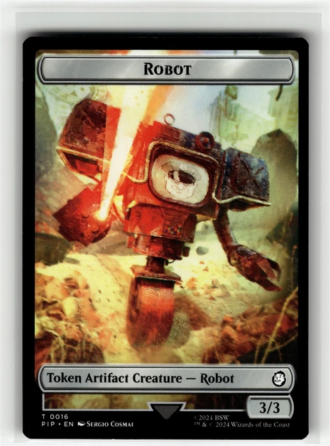 ROBOT // TRÉSOR (0018) Double- (16//18) Fallout Commander PIP (BASE) NEUF + (MTG) EUR 1,66 ...