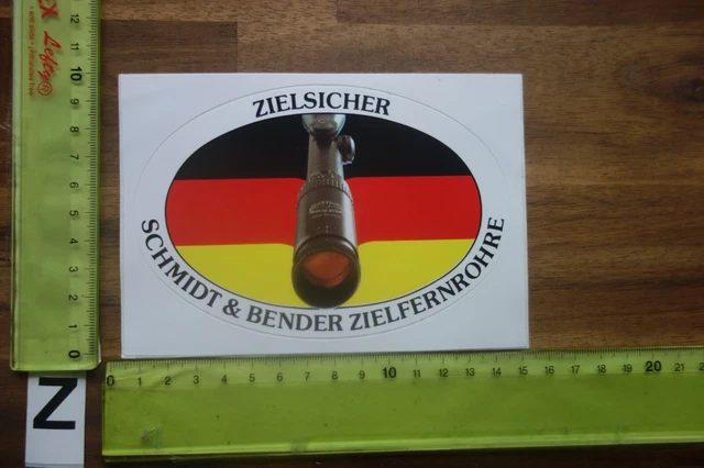 OLD STICKER MILITARY Bundeswehr SCHMIDT & BENDER rifle scopes £4.74 ...