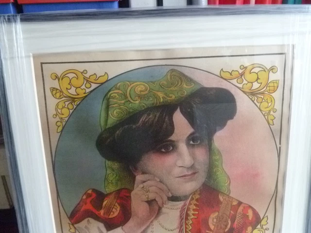 AFFICHE ORIGINALE FRANCAISE Maina La Voyante / 1920 / Avec Cadre 73 X ...