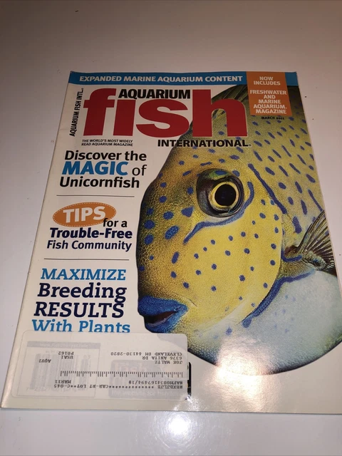 AQUARIUM FISH INTERNATIONAL Magazine Back Issue March 2011 Volume 23 ...