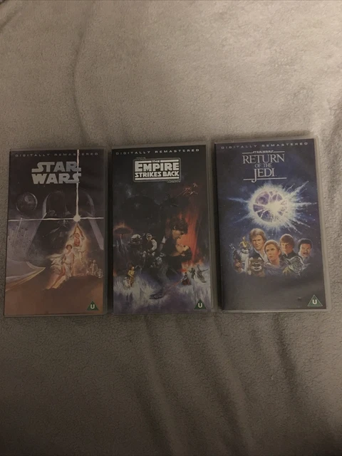 STAR WARS DIGITALLY remastered vhs 1994 (rare set) £14.99 - PicClick UK