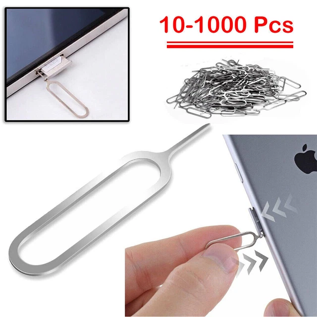 LOT SIM CARD Tray Remover Eject Ejector Pin Key Tool Diy For Cellphone ...